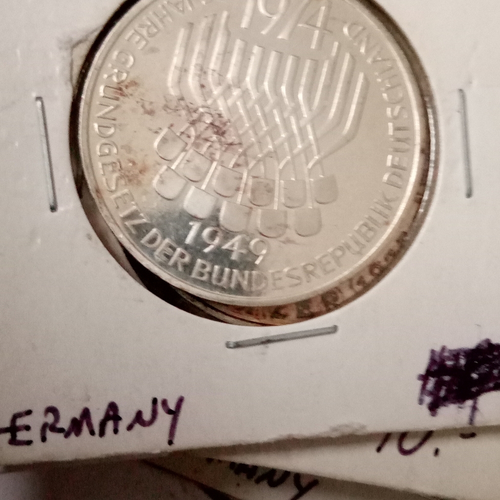 1974 Silver Germany Commemorative Coin - Gem